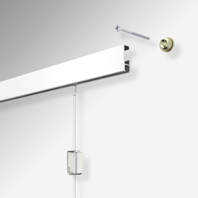 Picture Hanging Clip Rail - hangingsystem.uk