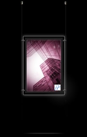 Ceiling Mounted LED Pocket Kit (A3) https://hangingsystem.uk/