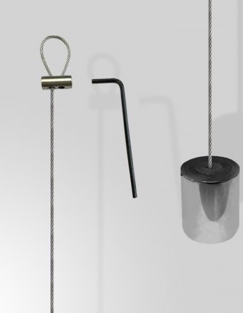 4m Looped Wire & Weight Kit https://hangingsystem.uk/