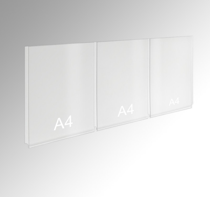 A4 Acrylic Panel Triple (Portrait) https://hangingsystem.uk/